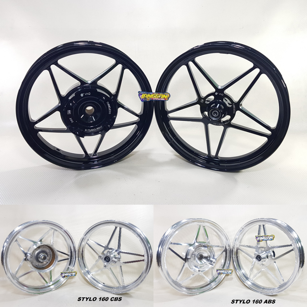 Jual Velg Pelek Racing VND V Speed V-Speed V2 Gen 2 Stylo 160 ABS / CBS Ring 14 | Shopee Indonesia