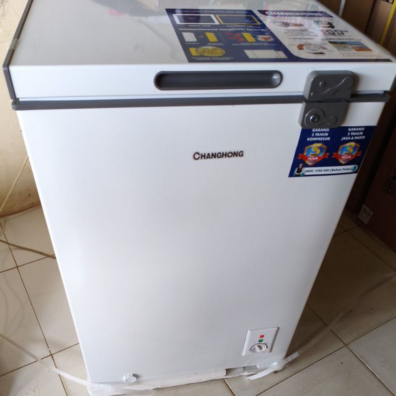 Jual CHANGHONG FCF 136 FREEZER BOX 100 LITER | Shopee Indonesia