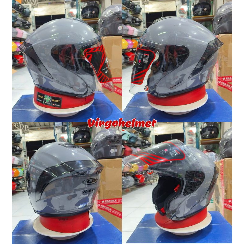 Jual Helm NJS Kairoz V2 Solid Helm Half Face SNI | Shopee Indonesia