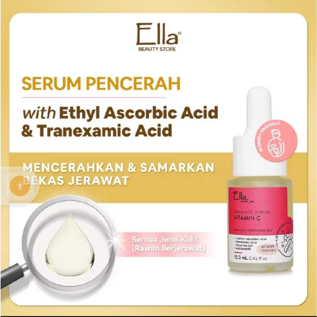 Jual Serum advance bioactive C TSJS whitening anti flex ella skin care ...