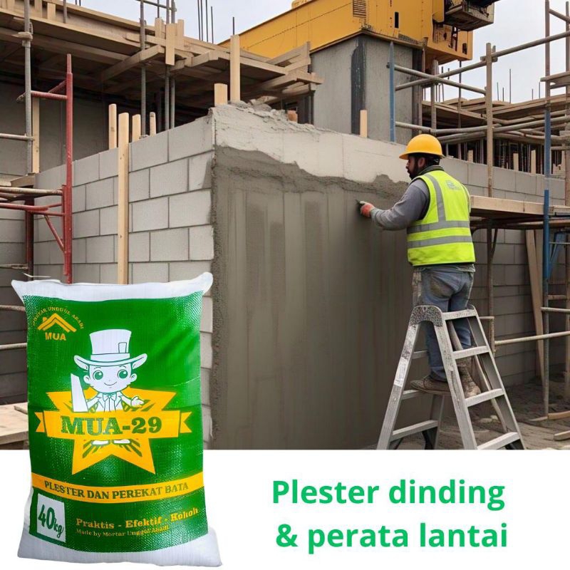 Jual Mortar plaster dinding | perata lantai | perekat bata merah *Anti ...