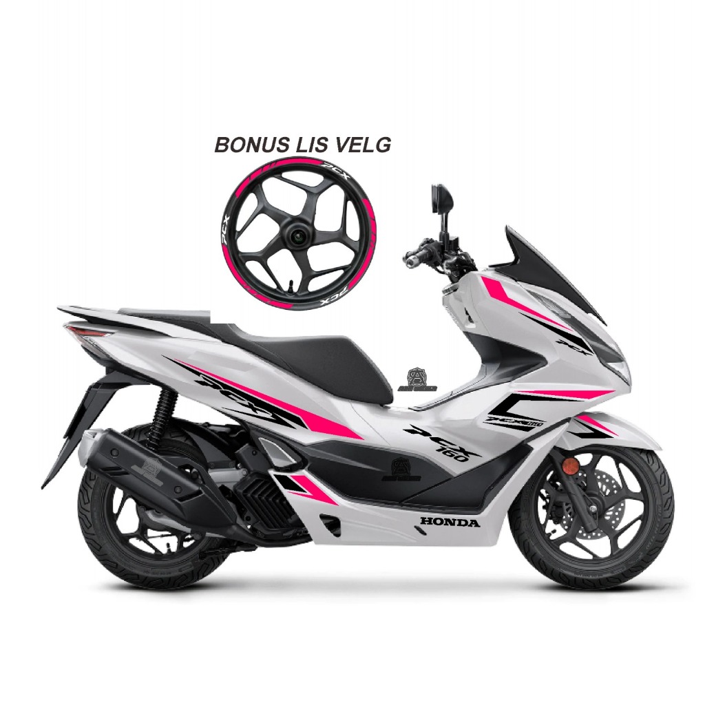 Jual Striping Pcx 160 Tahun 2021 Sampai 2024 Stiker Lis Bodi Pcx 160 ...