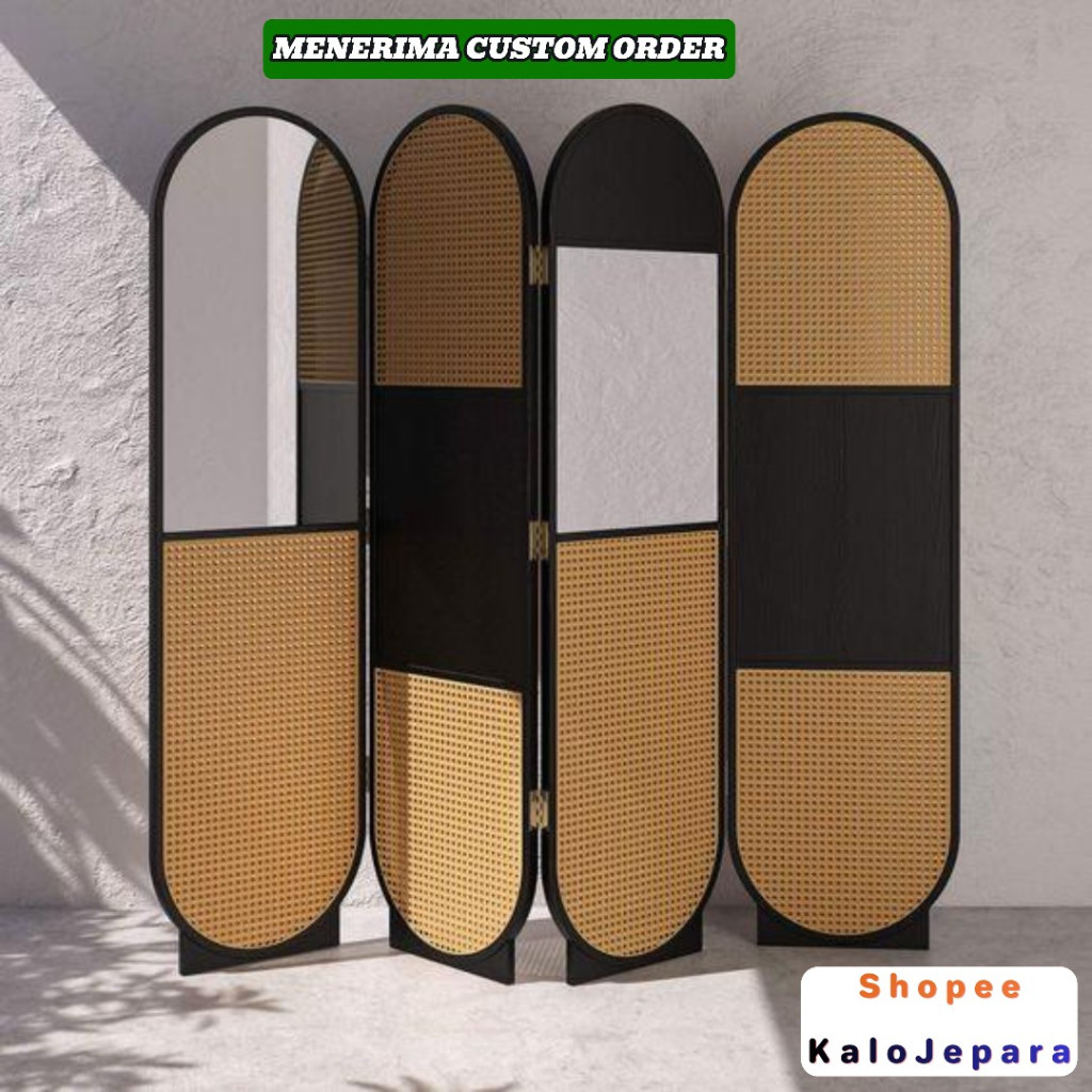 Jual Penyekat Ruang Lipat Bisa Dikirim Ke [ Paniai ] | Partisi Rotan ...