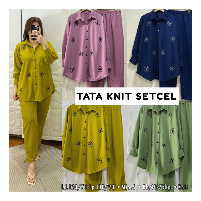 Jual TATA KNIT SETCEL (ld.110 bb.40-70kg) | Shopee Indonesia