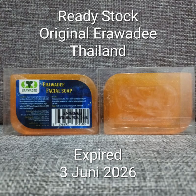 Jual Sabun Wajah Erawadee Orisinal Thailand / Erawadee Facial Soap ...