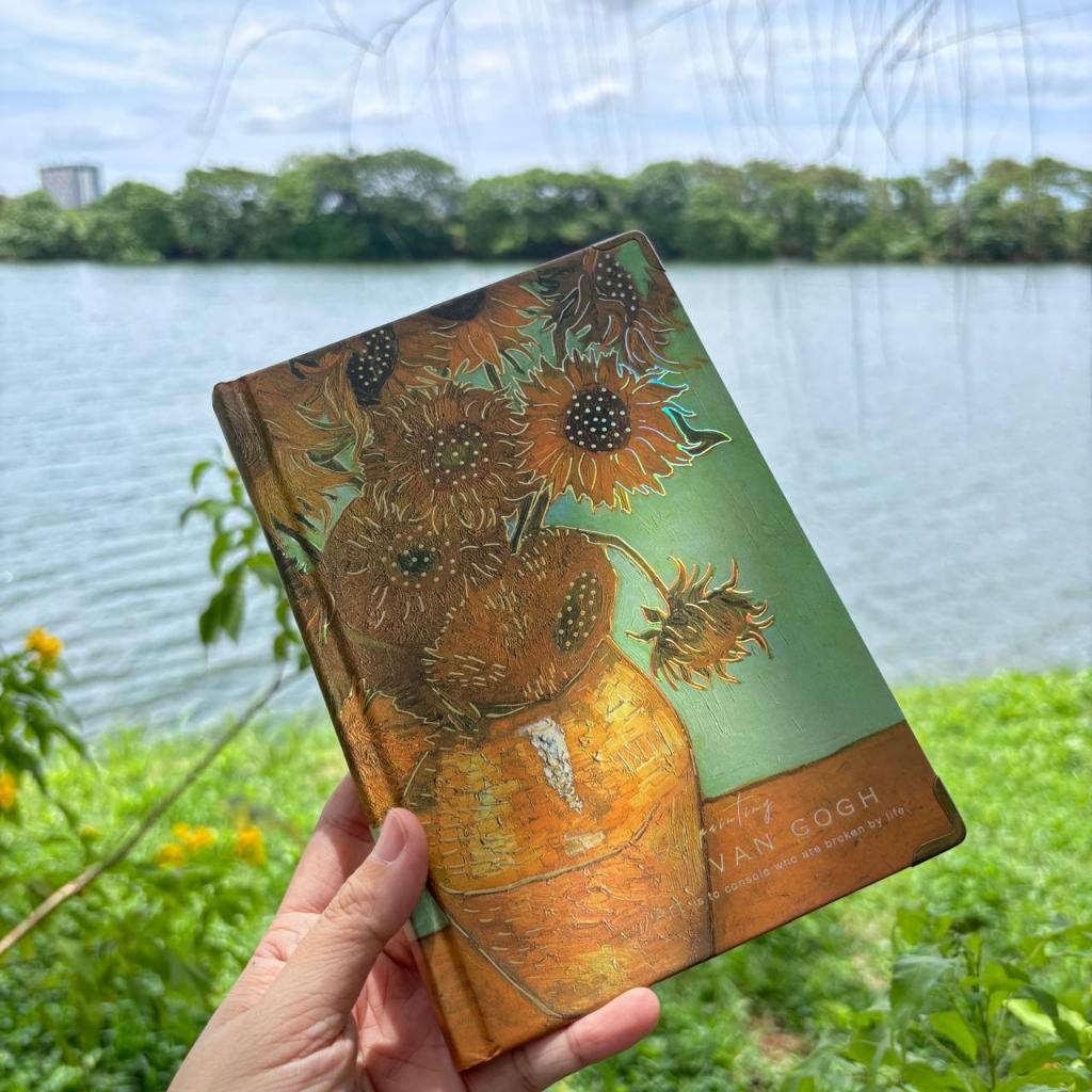Jual Buku Catatan Aesthetic | Buku A5 Van Gogh | Diary Classic A5 ...