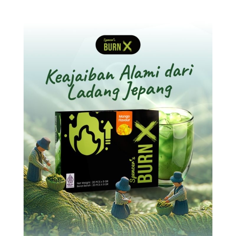 Jual Spencer's Burn X - Mango [PROMO FREE 4 Sachet Burn X] Spencer's ...