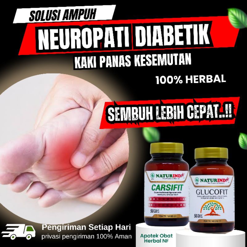 Jual Obat Neuropati Diabetik Kerusakan Gangguan Saraf Diabetes | Shopee ...