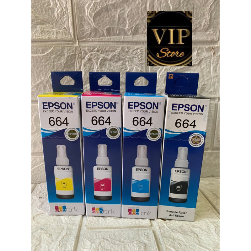 Jual TINTA EPSON 664 ORIGINAL | Shopee Indonesia