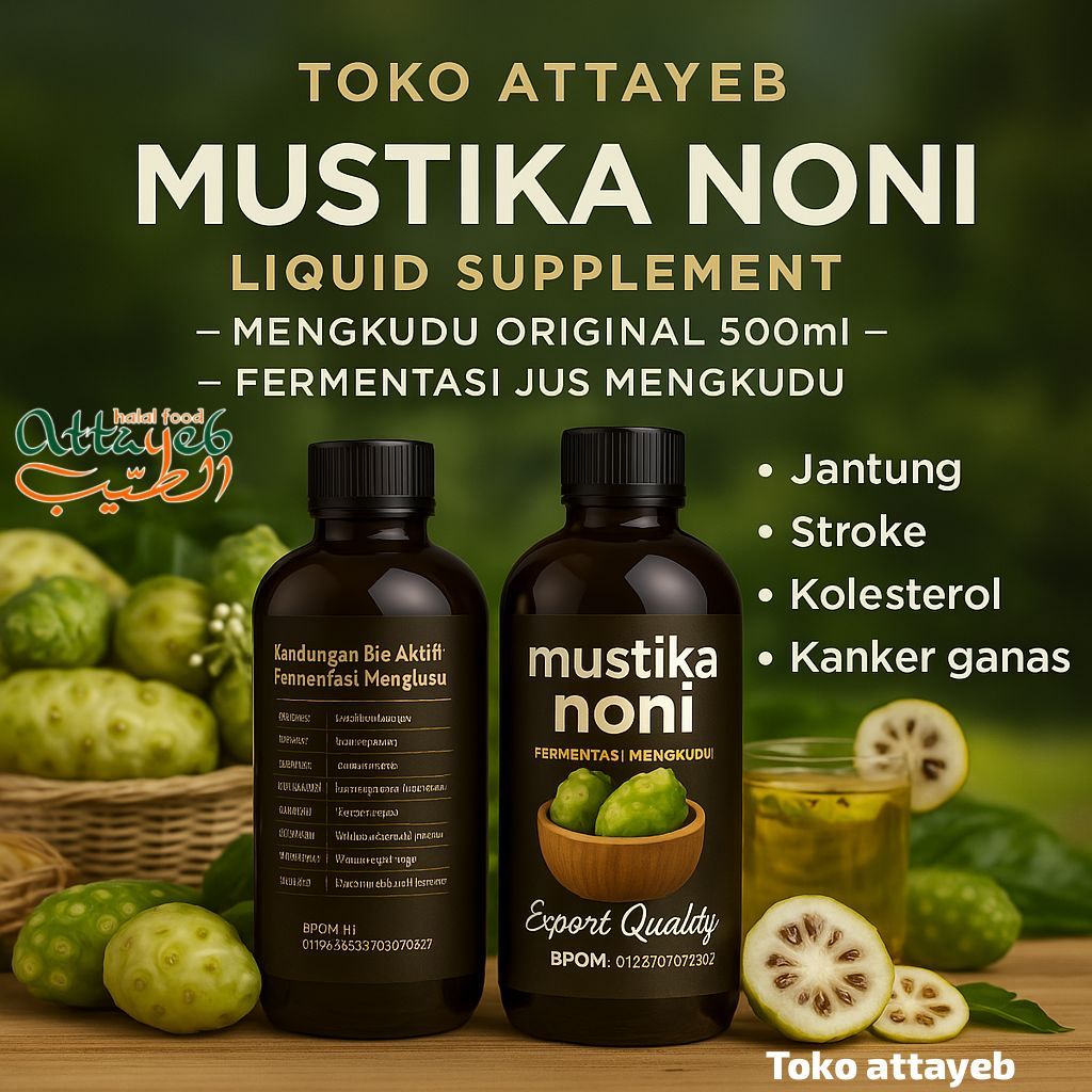 Jual Mengkudu MUSTIKA NONI Liquid Supplement Mengkudu Original 500ml ...