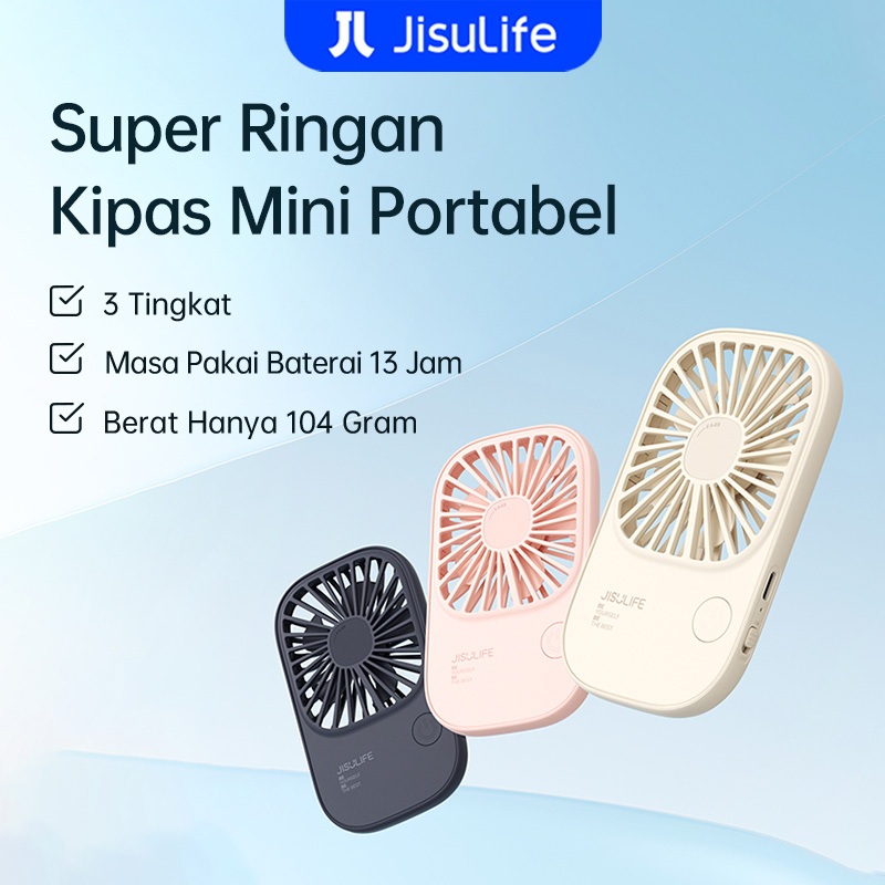 Jual JISULIFE Kipas Angin Mini Portable Kipas Ringan Dengan 3 Tingkat ...