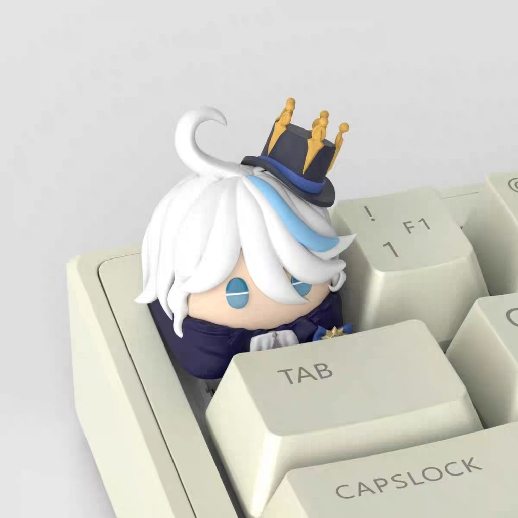 Jual Genshin Impact Furina Cute Mechanical keyboard keycaps ...