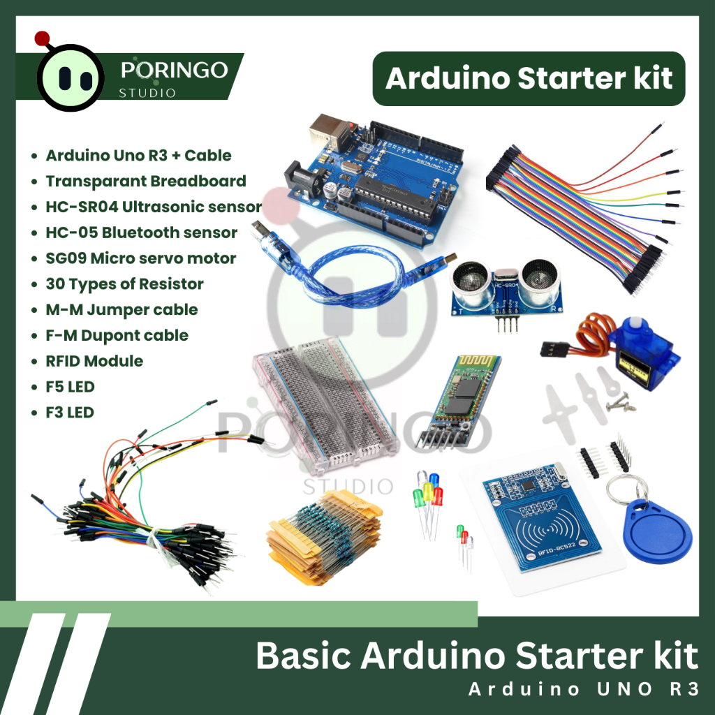 Jual BASIC ARDUINO UNO R3 STARTER KIT | Shopee Indonesia