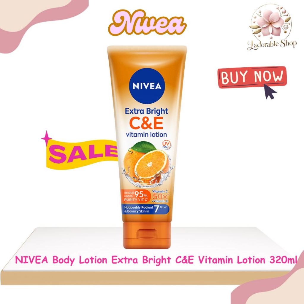 Jual NIVEA Body Lotion Extra Bright C&E Vitamin Lotion 320ml | Shopee Indonesia