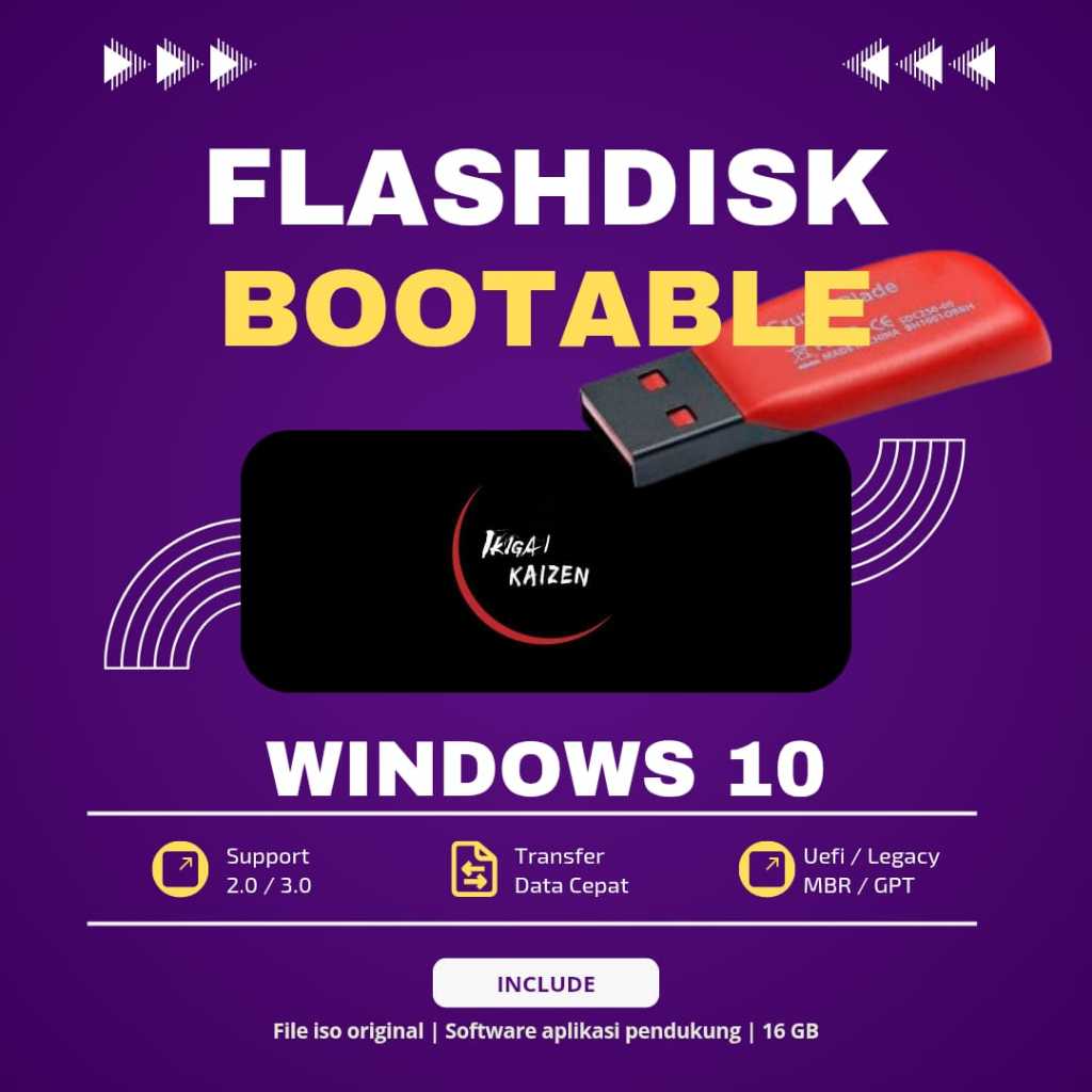 Jual USB BOOTABLE WINDOWS 10 PROFESIONAL 32BIT/64BIT | Shopee Indonesia