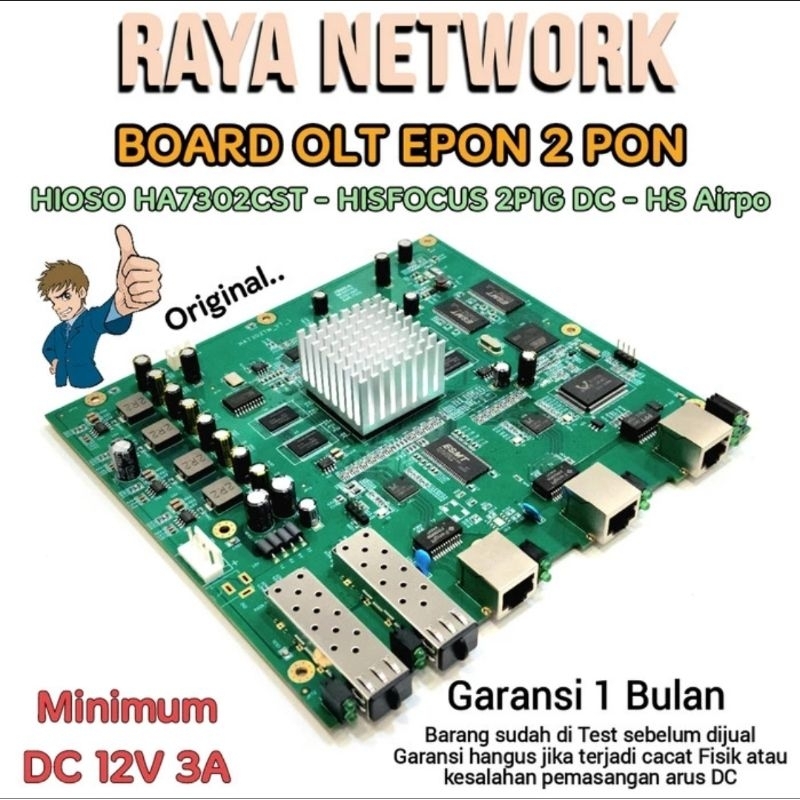 Jual HISFOCUS HIOSO BOARD OLT 2P 1G | Shopee Indonesia