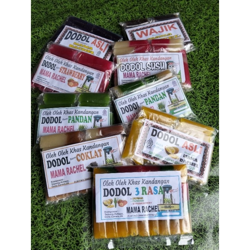 Jual Dodol Susu/Dodol Warna Aneka Rasa Mama Rachel Kandangann Kemasan ...