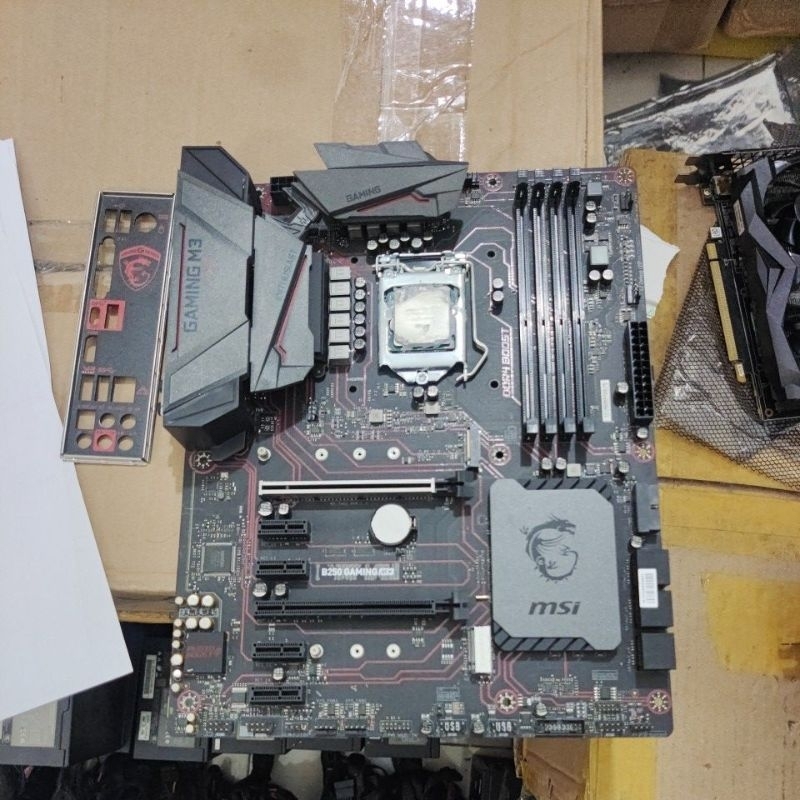 Jual Mainboard MSI b250 gaming M3 ddr4 + procsesor core i5 7600k gen7 ...