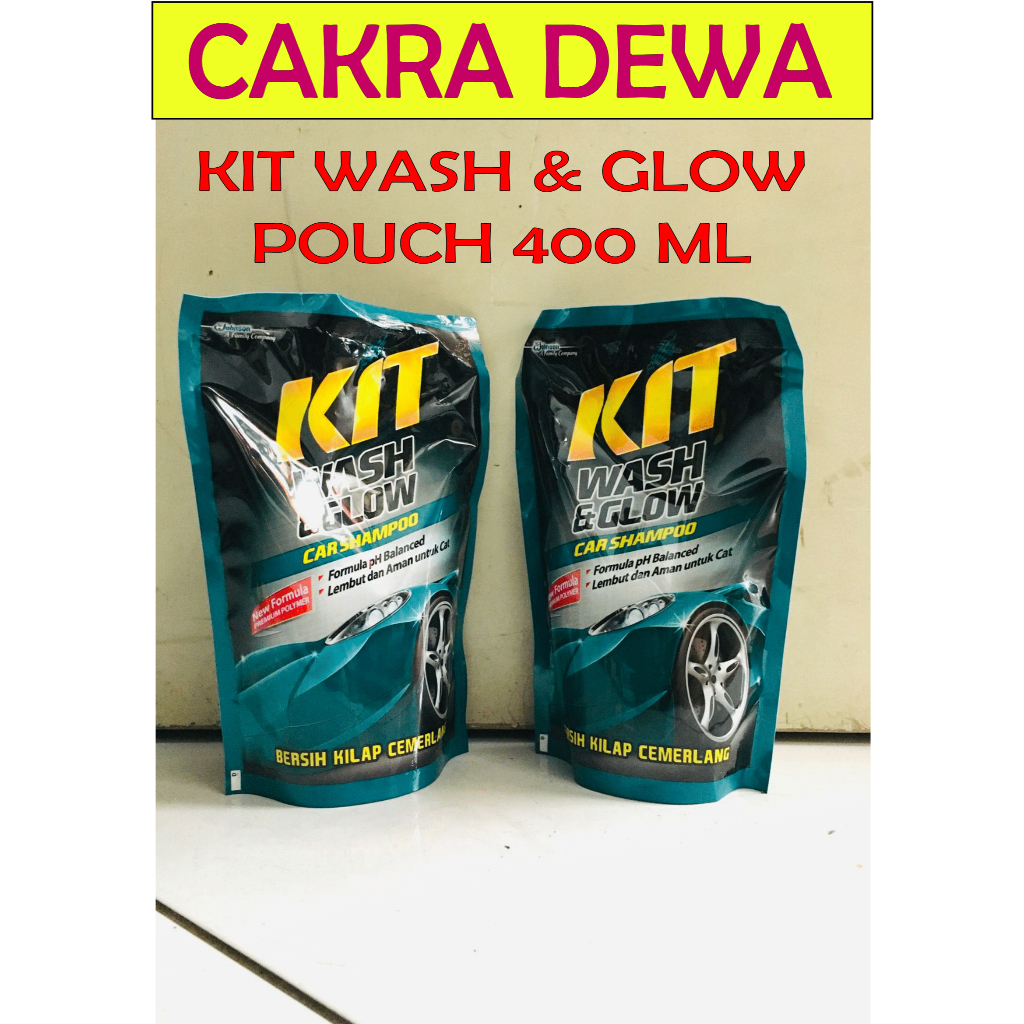 Jual KIT Wash N Glow Car Shampoo Sampo mobil untuk hasil kilat kemasan ...