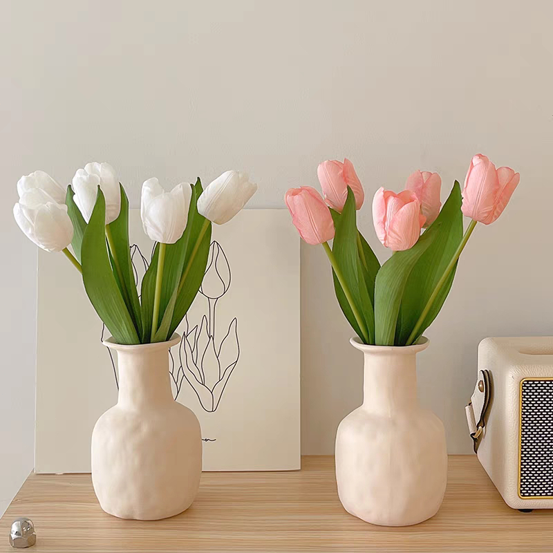 Jual 【Modern Home】Vas Bunga Plastik Imitasi Taman Cantik | Murah ...