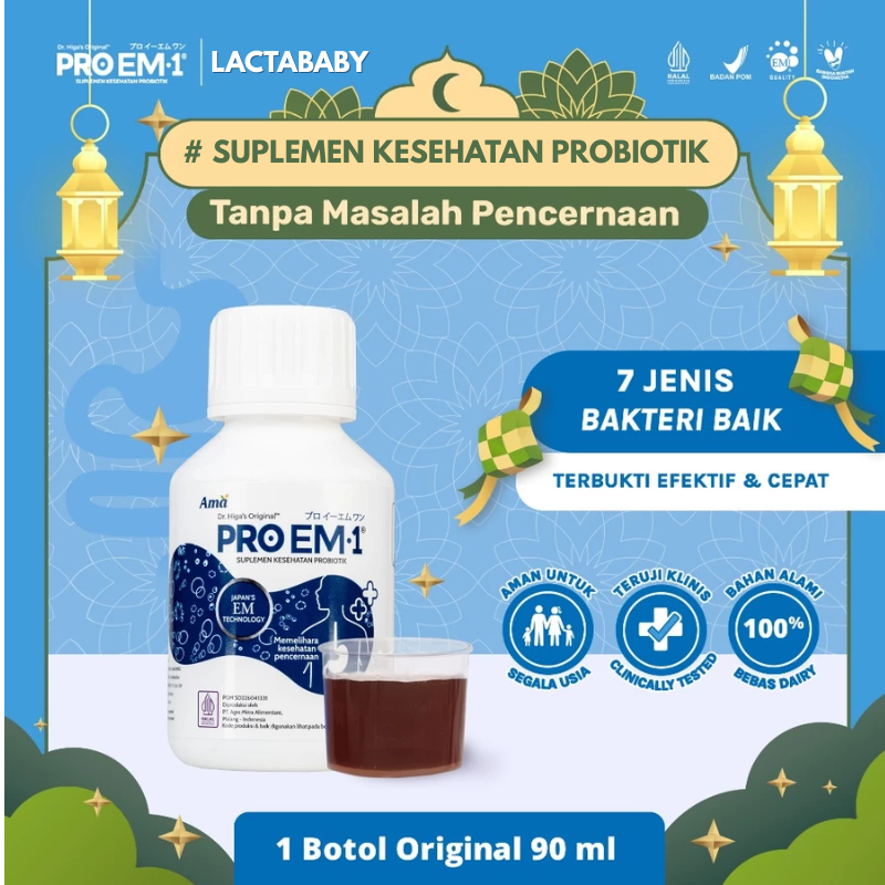Jual Probiotik Anak | Dewasa | PRO EM 1 |PROEM1 90ml | Bakteri baik ...