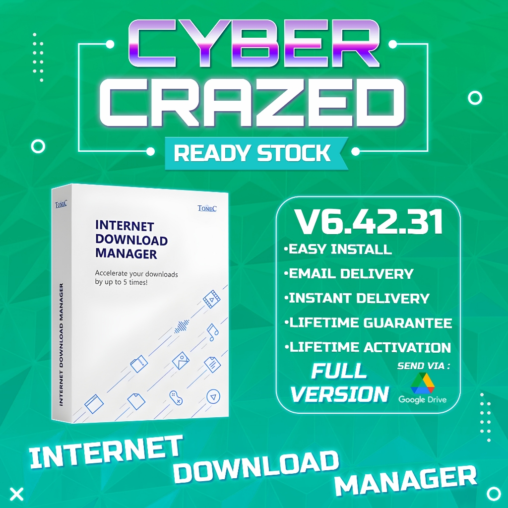 Jual IDM Internet Download Manager v6.42 Build 31 Full Version (Versi Terbaru) | Shopee Indonesia