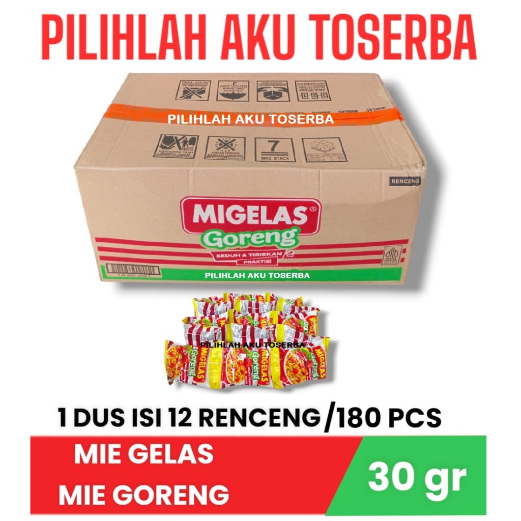 Jual Mie Gelas Migelas GORENG @30 Gr - ( HARGA 1 DUS ) | Shopee Indonesia