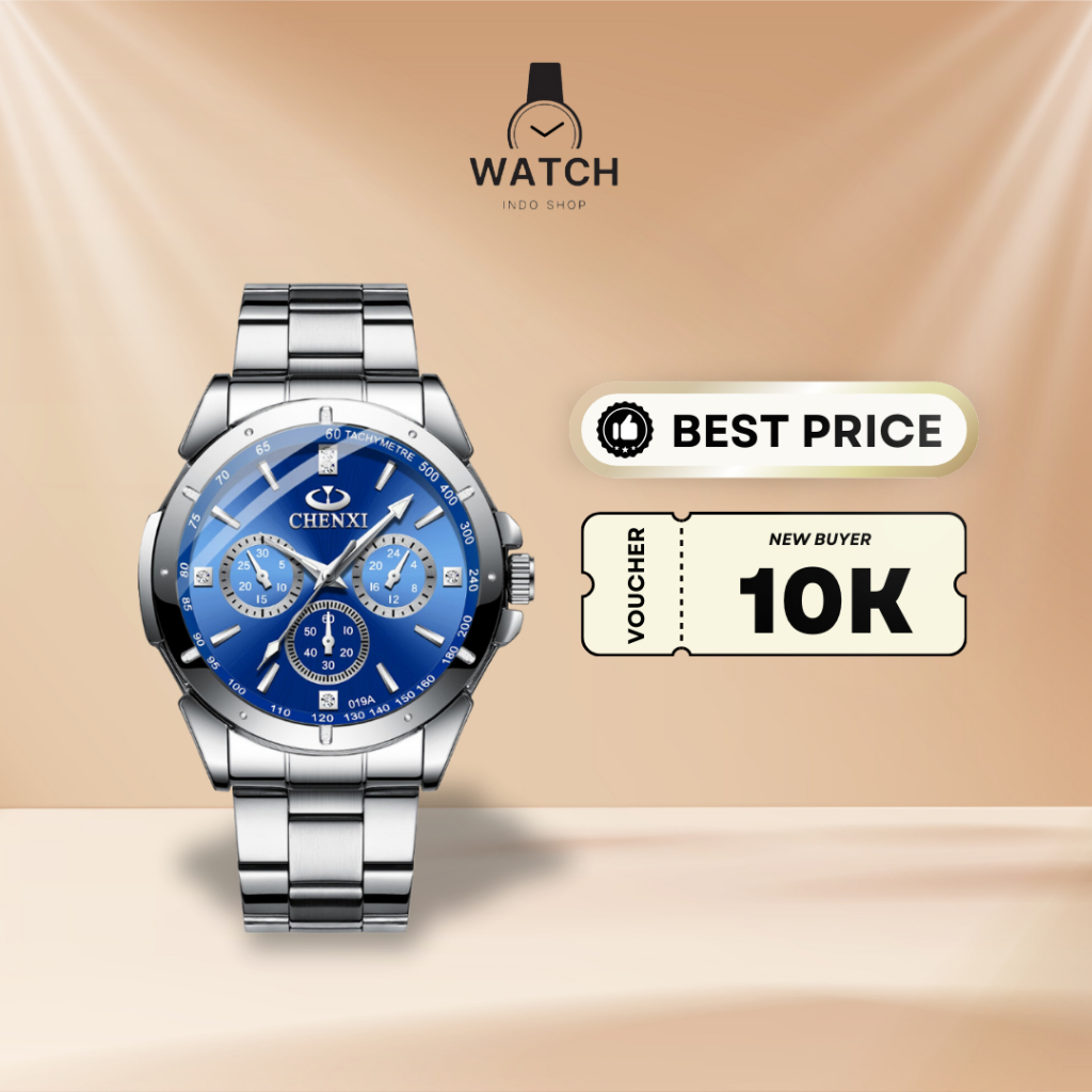 Jual CHENXI 019 Jam Tangan Quartz Pria Wanita Couple Simple Murah Water Resist 3 ATM | Shopee ...