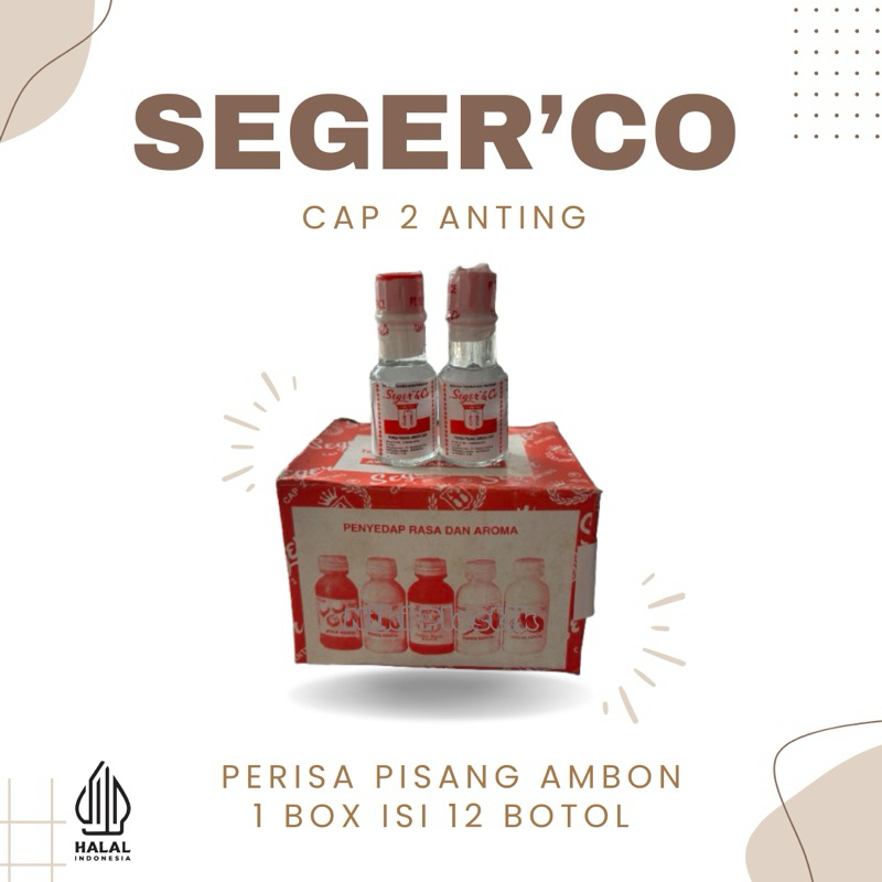 Jual Seger’&Co Cap 2 Anting Perisa Pisang Ambon Cair | Es Magic Water ...