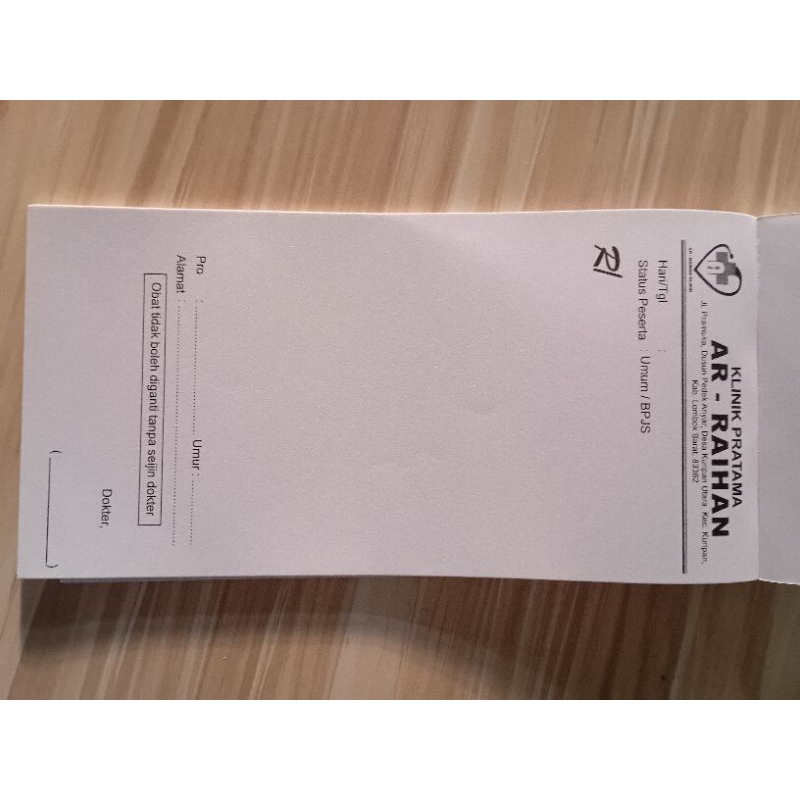 Jual RESEP OBAT DOKTER / KLINIK / RS / APOTEK | Shopee Indonesia