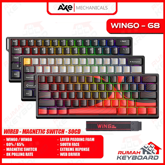 Jual AULA - WIN60 - WIN68 HE - 60% - 65% - Wired - Magnetic Switch ...