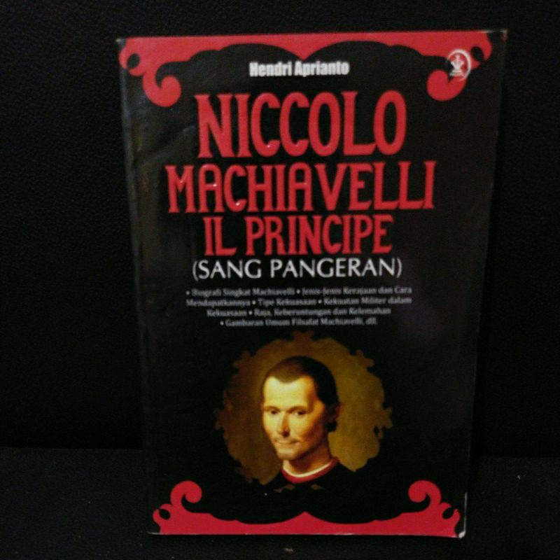 Jual BUKU NICCOLO MACHIAVELLI IL PRINCIPE ( SANG PANGERAN ) - HENDRI APRIANTO | Shopee Indonesia