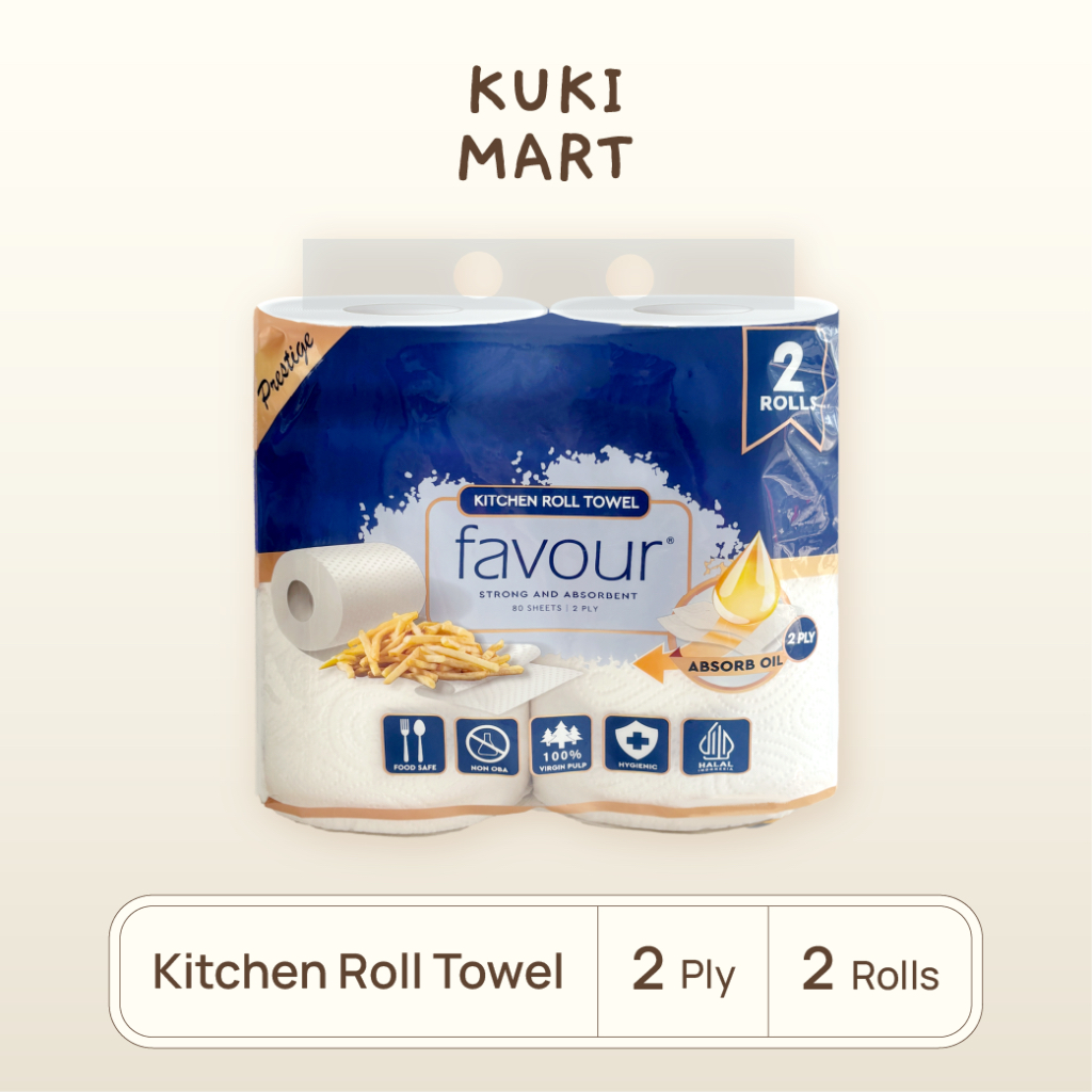 Jual [Promo] Favour Kitchen Roll Towel Tissue / Tisu Dapur Gulung 2 Ply ...