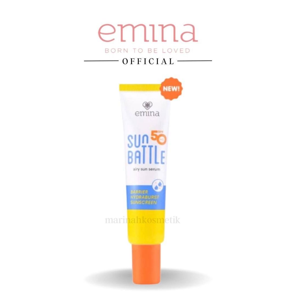 Jual EMINA🅼🅰🆁🅸🅽🅰🅷Sun Battle Spf 50 Pa++++ Barrier Hydraburst Sunscreen 30ml | Shopee Indonesia
