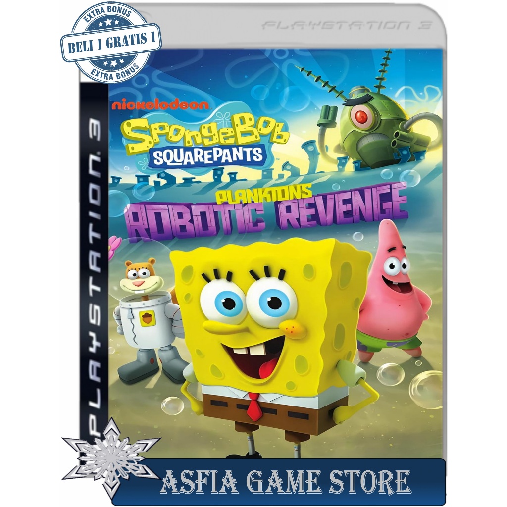 Jual Spongebob Planktons Robotic Revenge DVD Kaset Game PS3 PKG CFW HEN ...