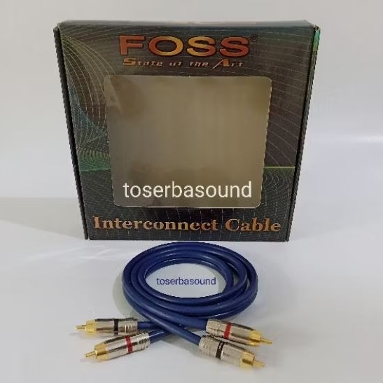 Jual Kabel Audio RCA 1 Meter FOSS TEXTURE OFC 1m Foss audio | Shopee ...