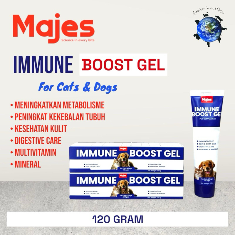 Jual Majes Immune Boost Gel Nutriplus Vitamin & Mineral / Imunitas ...
