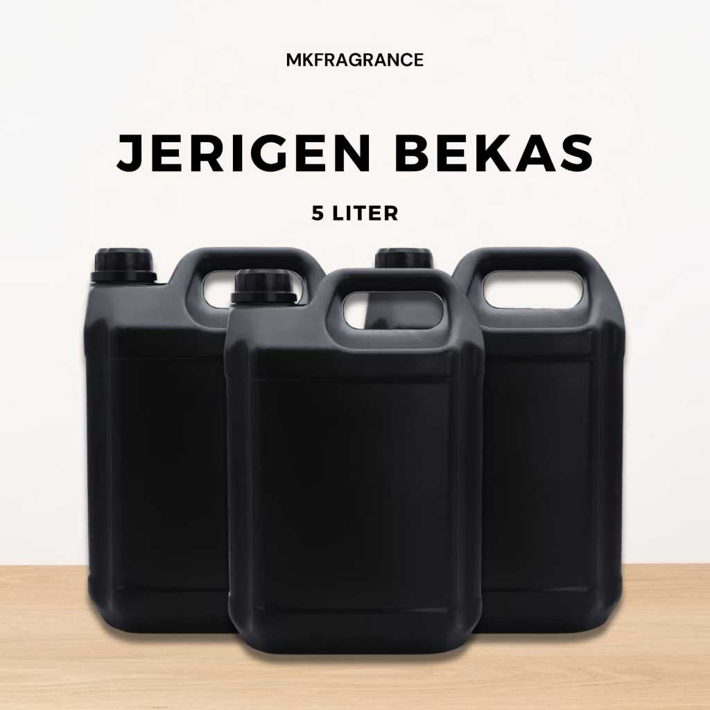 Jual Jerigen Bekas 5 Liter - Bekas larutan parfum - murah - High ...