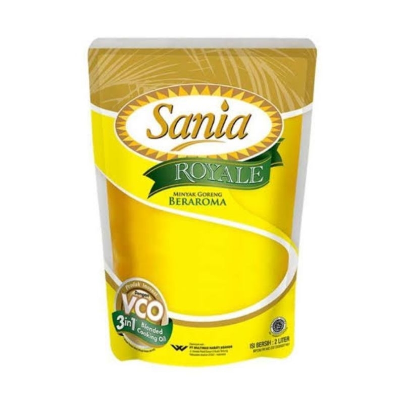 Jual Sania Royale 2L Minyak Goreng Beraroma Cooking Oil Royal VCO 3in1 ...