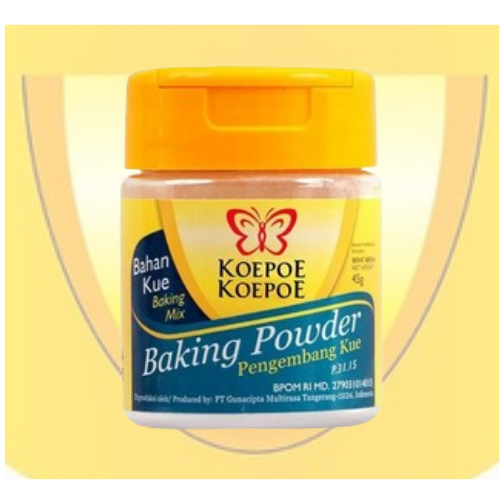 Jual Baking Powder Koepoe-koepoe 45 gr | Shopee Indonesia