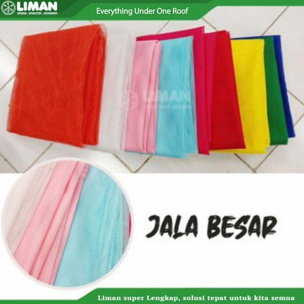 Jual Kain Jala Besar / Kain Jala / Bahan Kain Jaring (Lebar : 1.5 Meter ...
