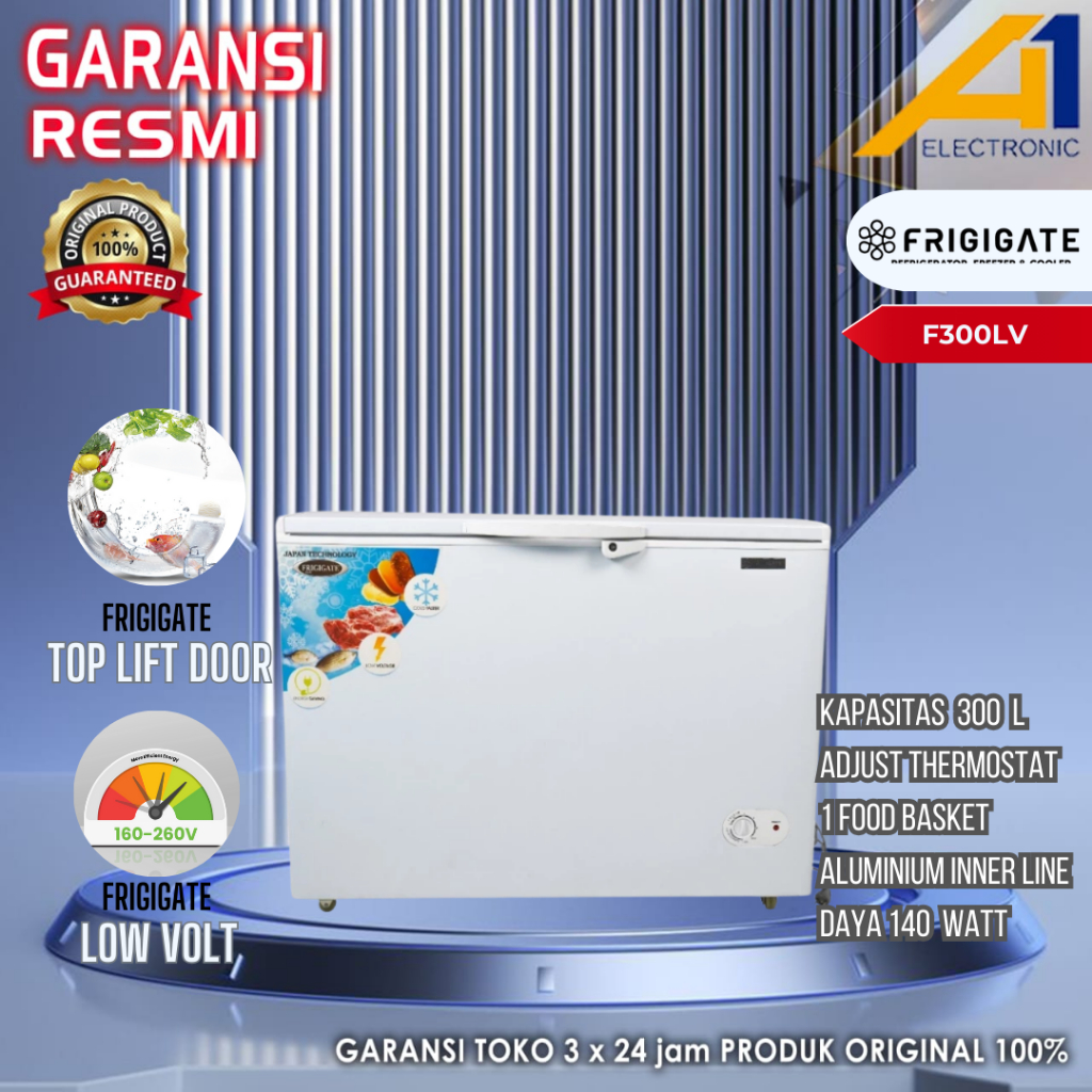 Jual Frigigate Chest Freezer F300 LV / F 300LV, Frezeer Box 300L 140 ...
