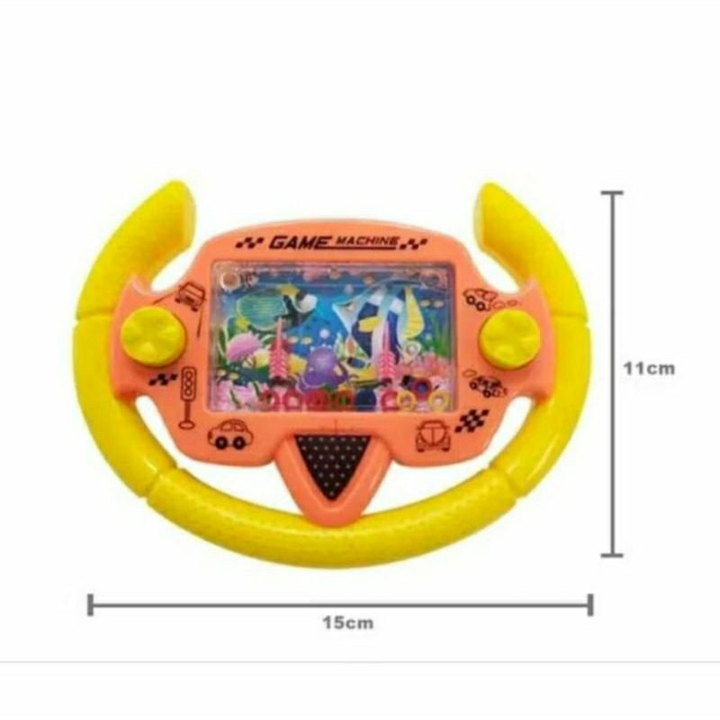 Jual Mainan edukasi anak gembot air water game jadul model stir mobil ...