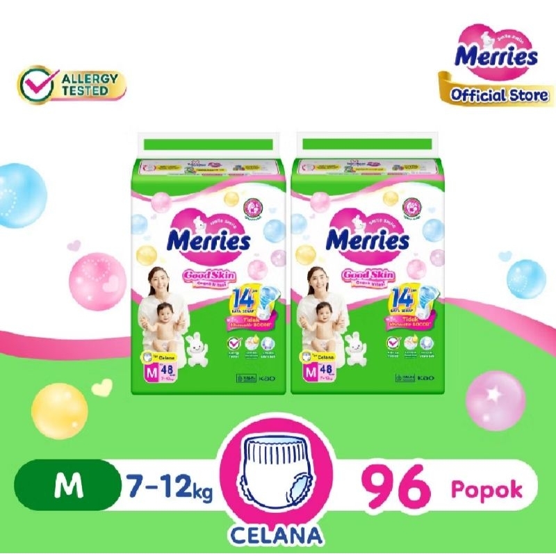 Jual Merries Pants Good Skin M48 twin pack / Merries M48 twin pack ...
