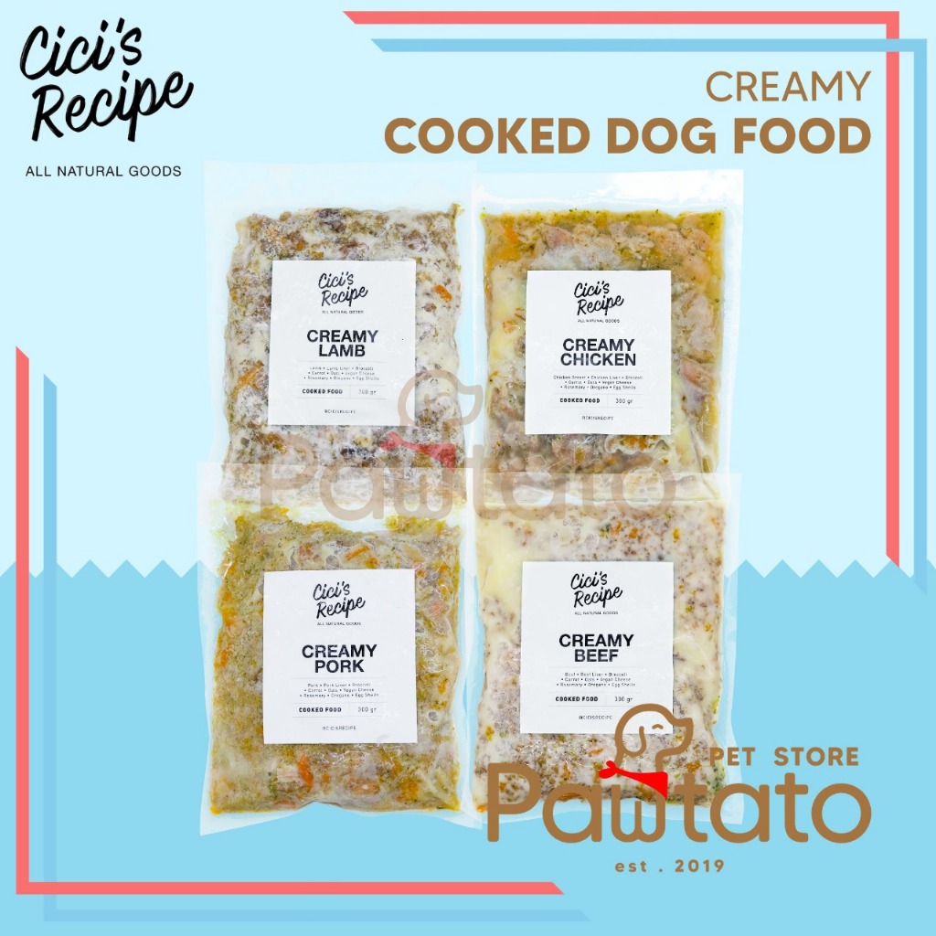 Jual Dog Cooked Food Cici’s Recipe Makanan Anjing Cicis Beef Lamb ...