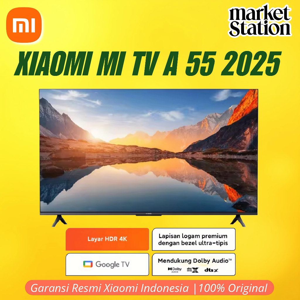 Jual Xiaomi Smart Android TV MI TV A Series 55 inch 2025 4K Digital ...