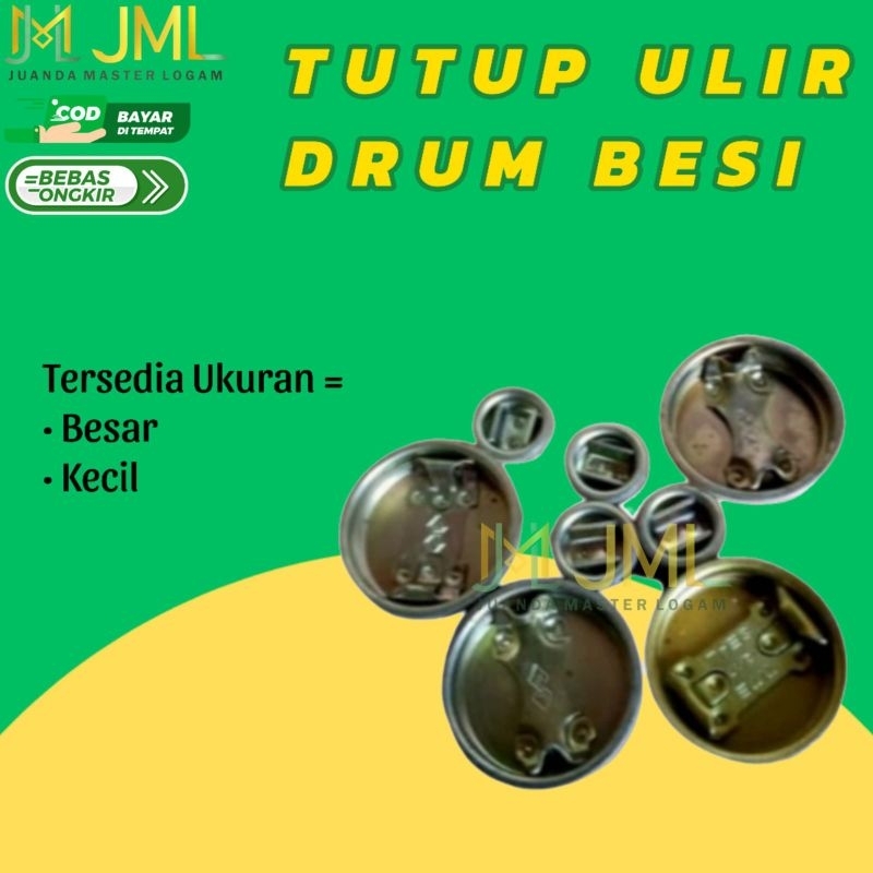Jual (ECER) TUTUP DRUM BESI / TUTUP ULIR DRUM BESI BEKAS LAYAK PAKAI ...
