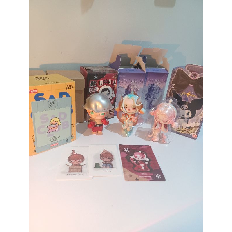 Jual POPMART ORI Skull panda Hirono Dimoo crybaby / cbb cry baby / sp ...