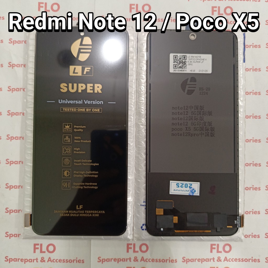Jual LCD TOUCHSCREEN REDMI NOTE 12 / POCO X5 | Shopee Indonesia