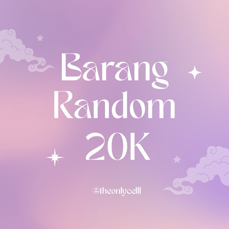 Jual Barang Random 20K | Shopee Indonesia